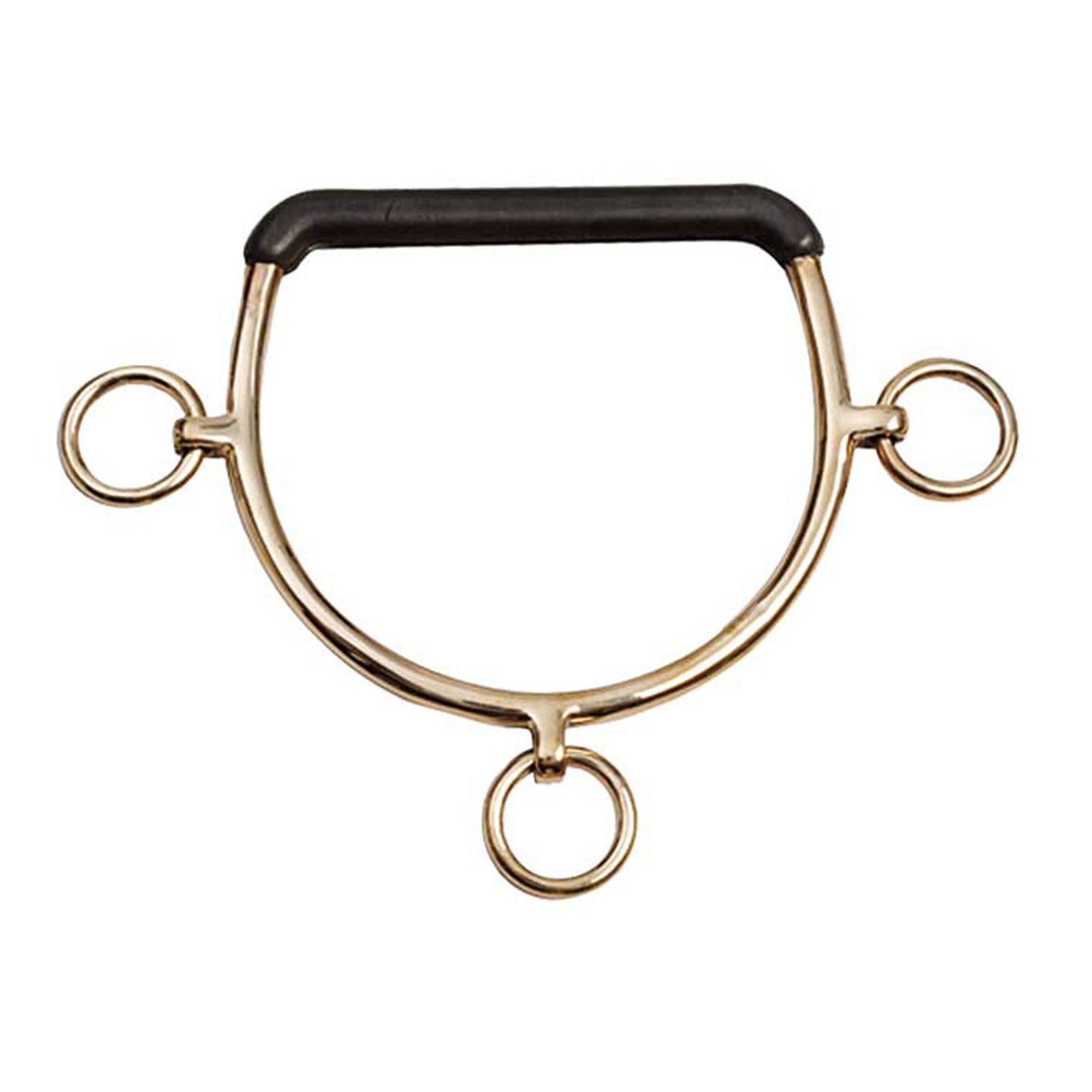 Zilco Bit - Chifney Gold Rubber | Animalcare Supplies