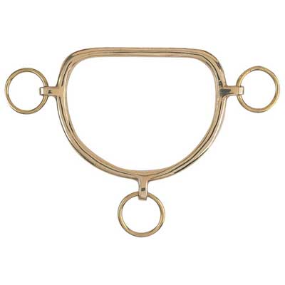 Anti Rearing Straight Mouth Bit Brass | Animalcare Supplies
