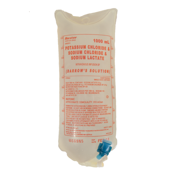 Darrows Solution 1L | Animalcare Supplies