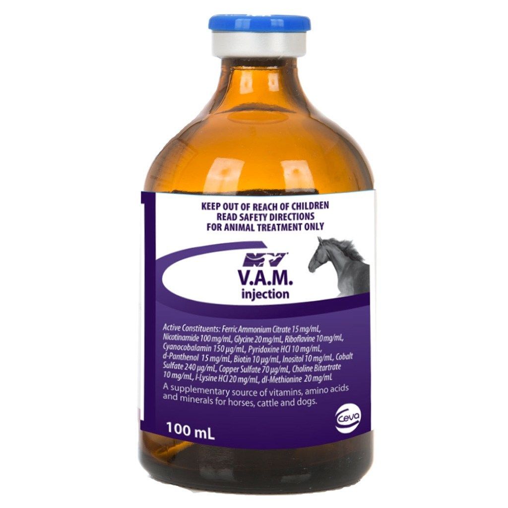 Ceva VAM Injection - Cobalt Free 100ml | Animalcare Supplies